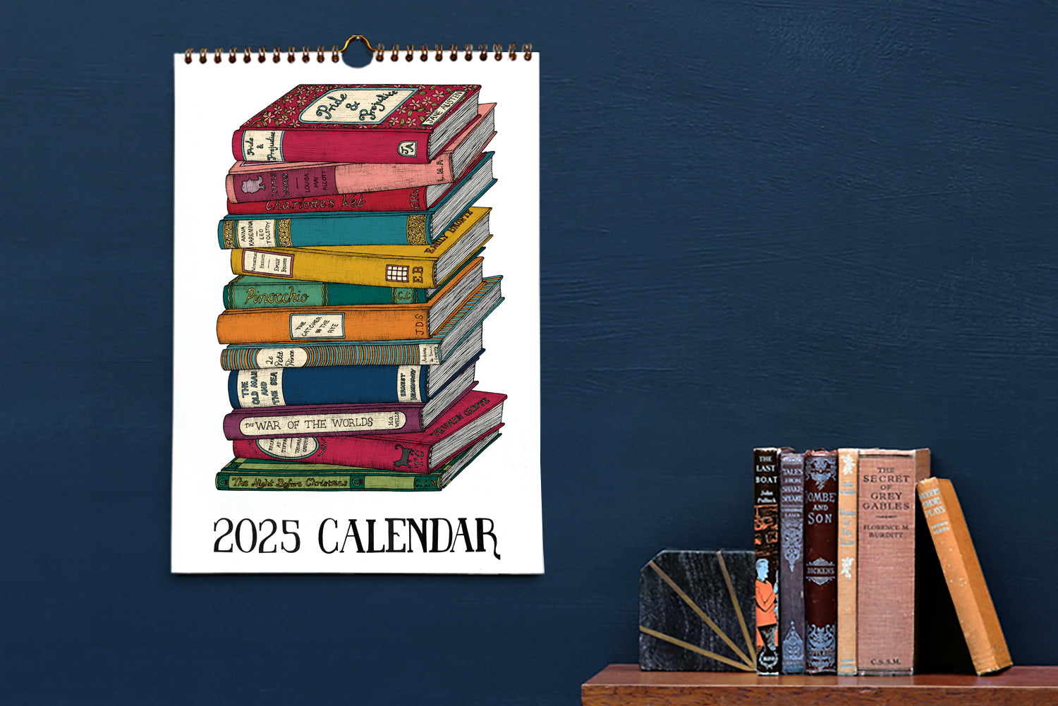 2025 Artist Calendar - Book Themed | The Nonsense Maker