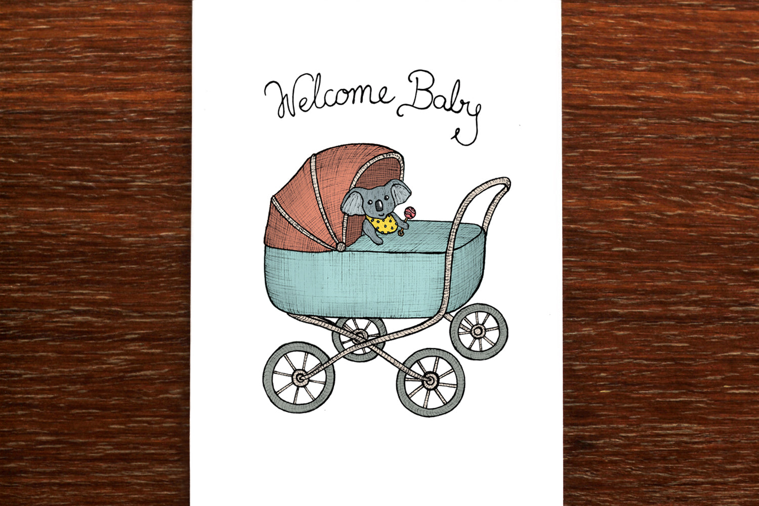 Card for Newborn - Australian Baby Card | The Nonsense Maker