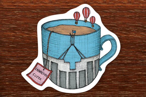 Canberra Magnet - Australian Souvenir | The Nonsense Maker