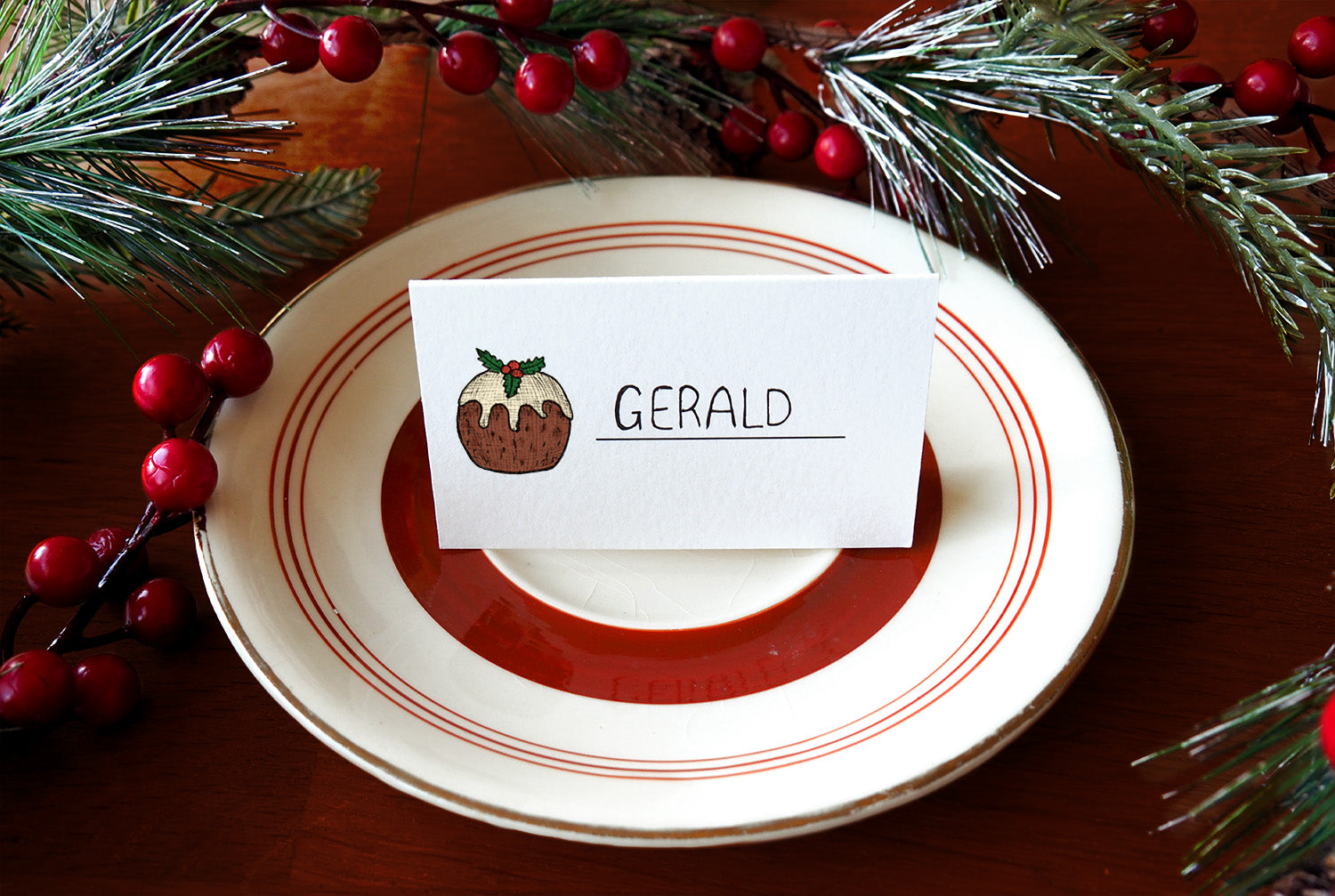 Christmas Table Name Tags