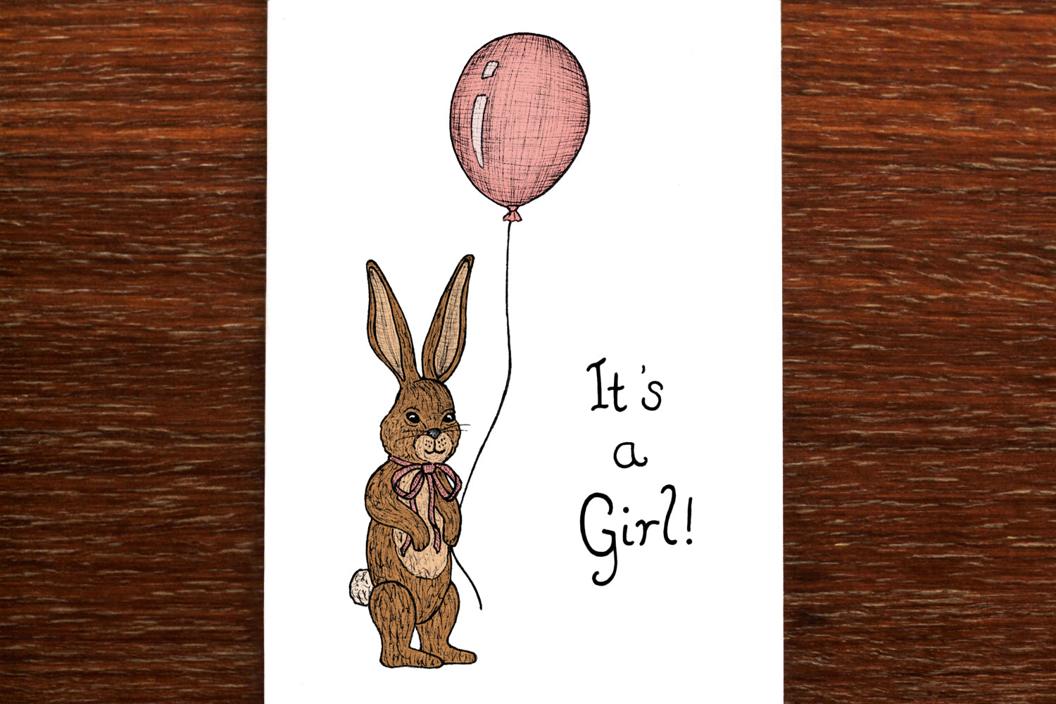Card for Newborn Baby - It's a Girl | The Nonsense Maker