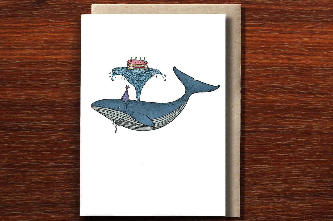 Greeting Card - Happy Birthday Whale | The Nonsense Maker