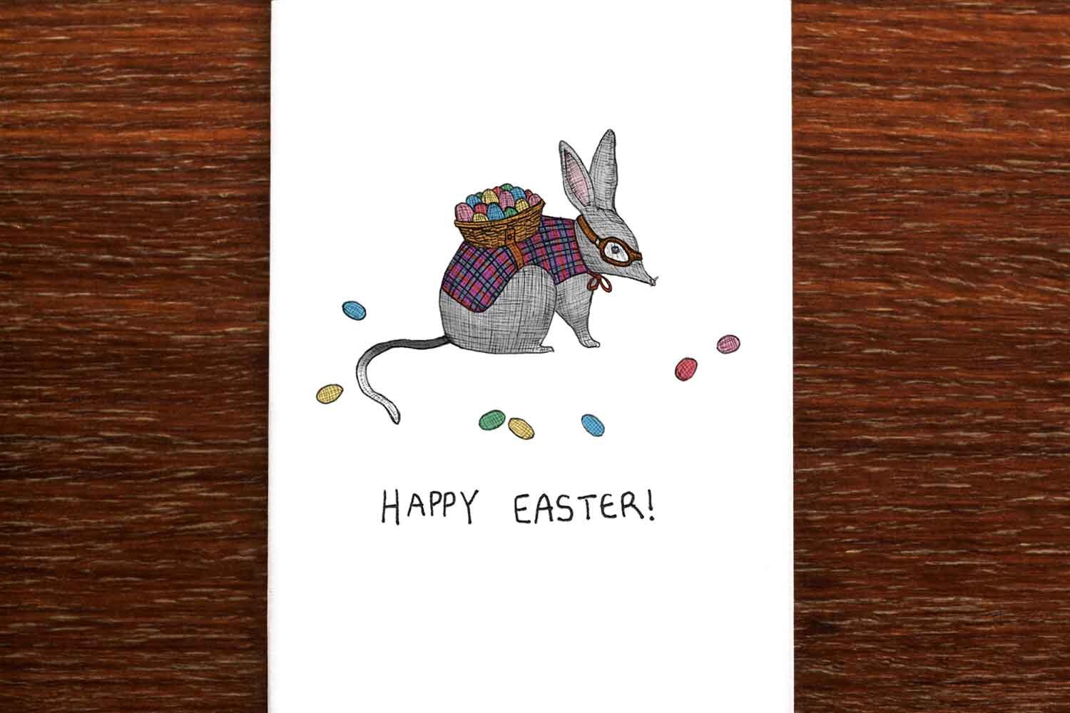 Australian Easter Greeting Card - Bilby | The Nonsense Maker