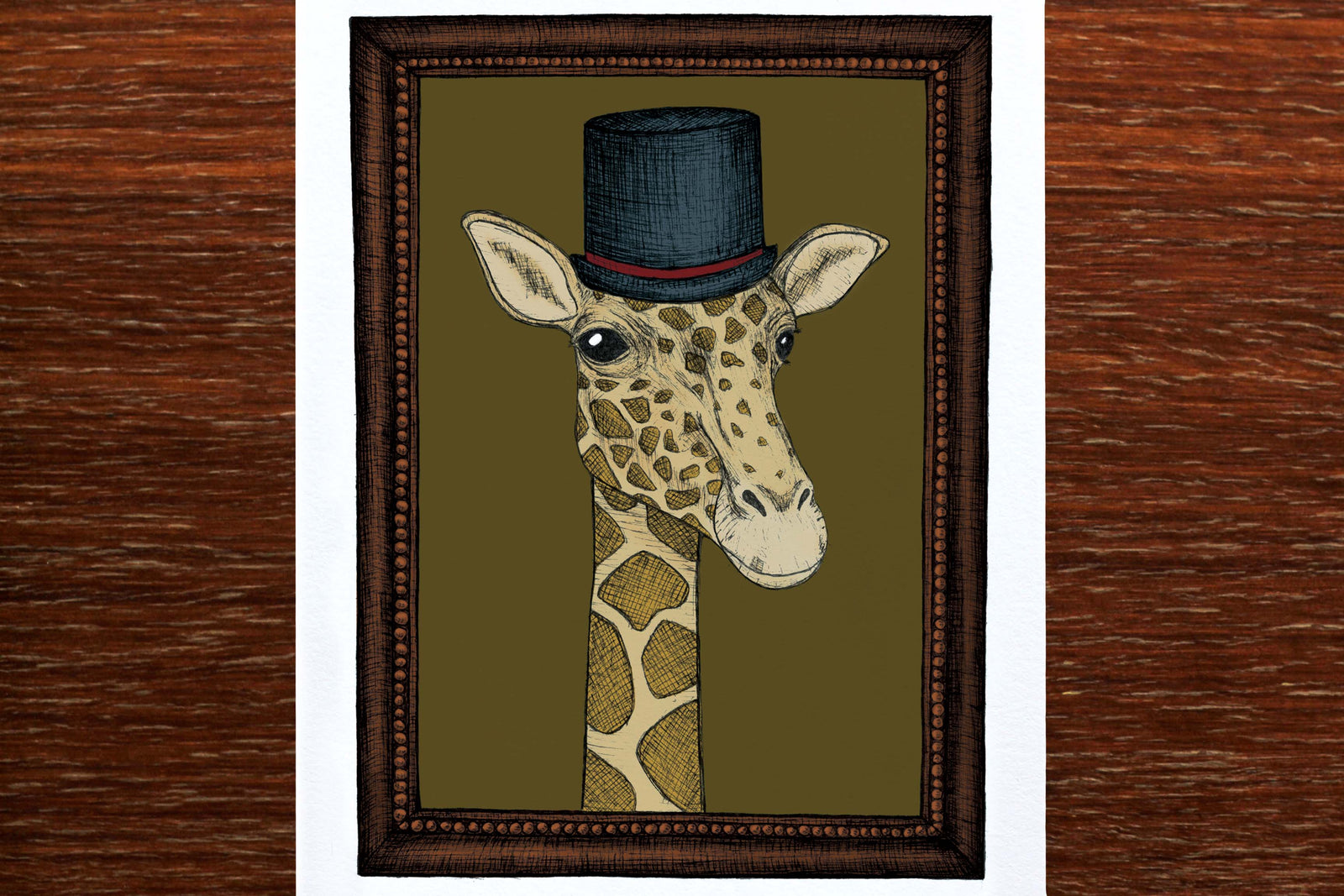 Giraffe Artwork Set - Animal Art Prints | The Nonsense Maker