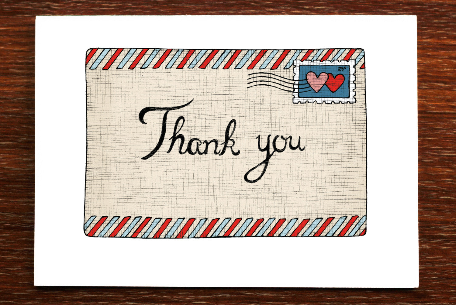 Thank You Card - Vintage Letter Design | The Nonsense Maker